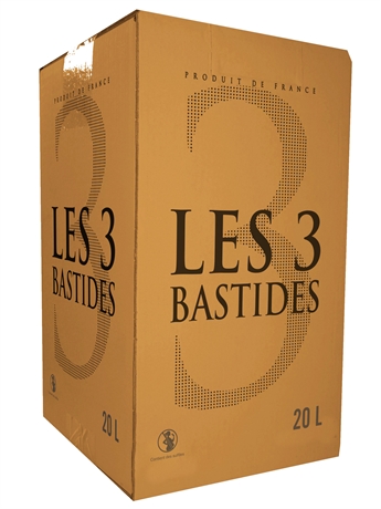 Cartons Bib Bag in Box à personnaliser 20L Flexo - Carrés - Carles